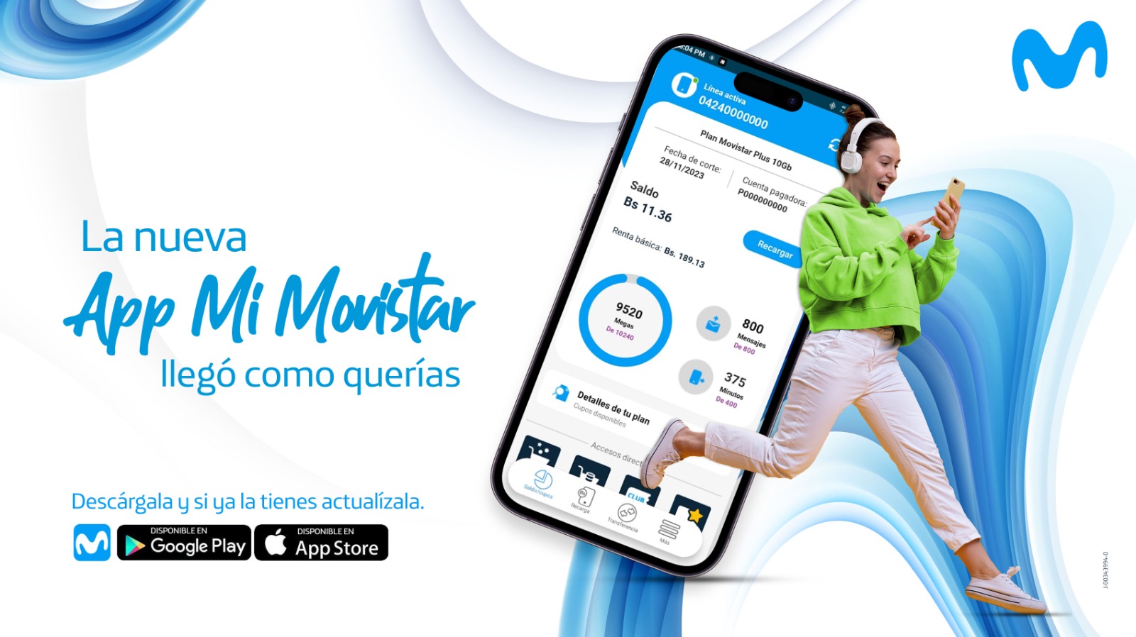La nueva App Mi Movistar ya está disponible en tiendas iOS y Android | Telefónica Venezuela